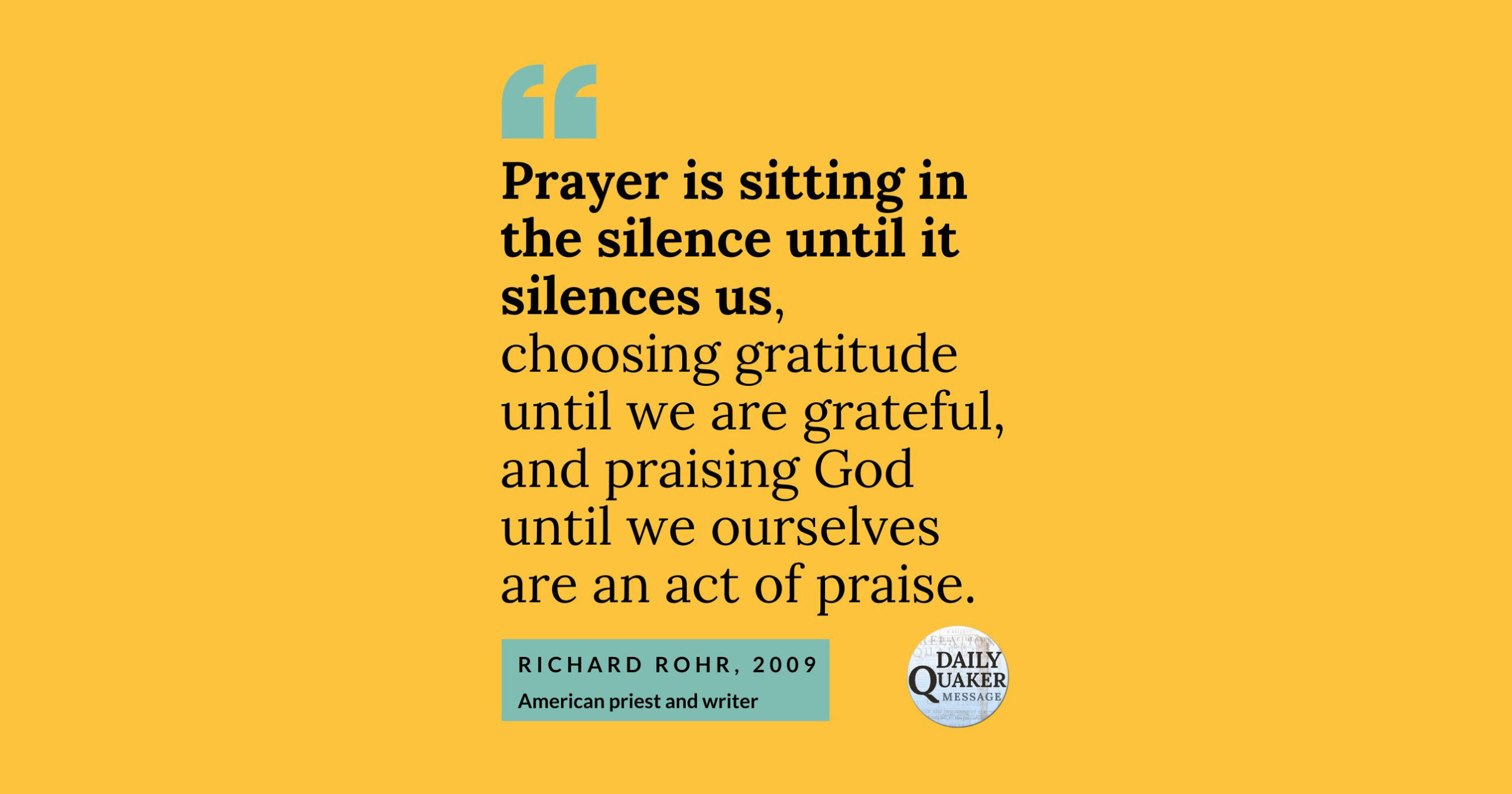 Sitting in Silence Until it Silences Us
