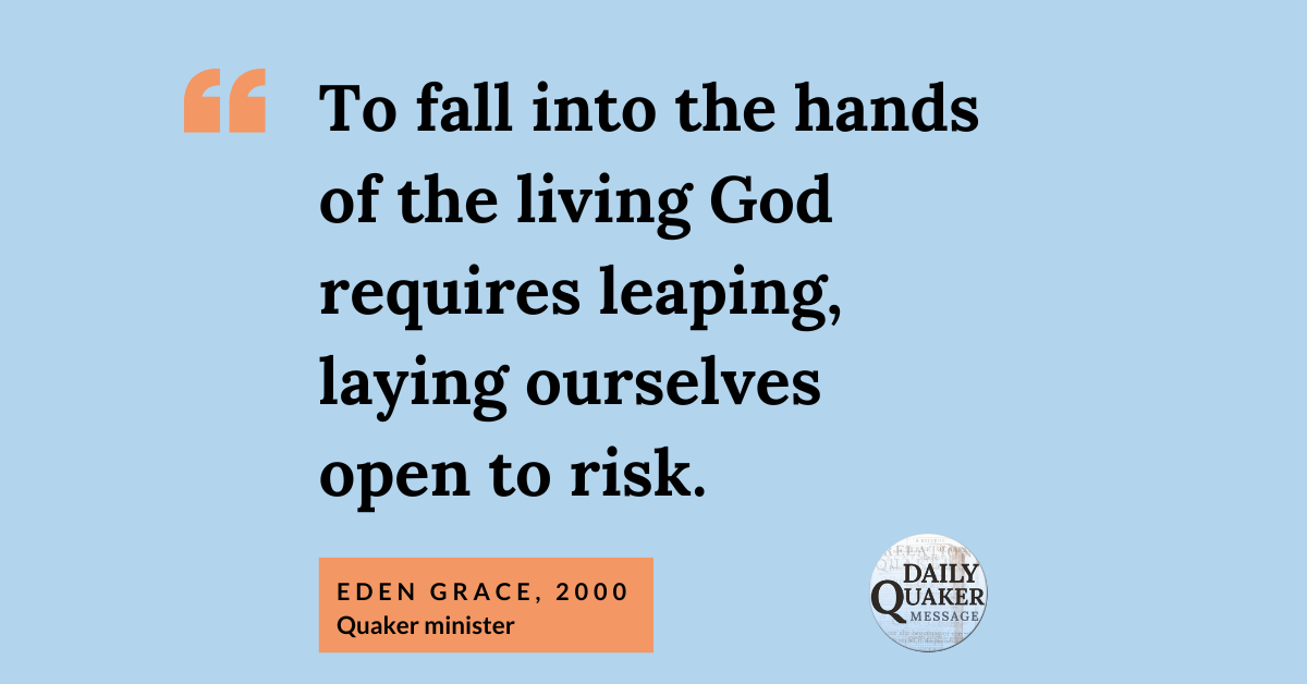 Fall into the hands of the living God